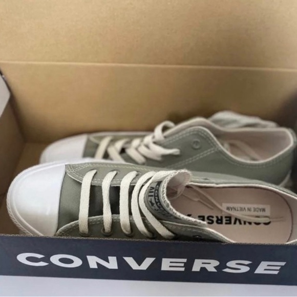 Converse | Shoes | Converse Chuck Taylor All Star Ox Grey Ivory | Poshmark